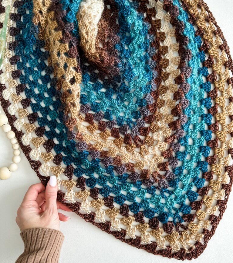 Feathered Fall Shawl - Crochet Pattern - MJ's off the Hook Designs
