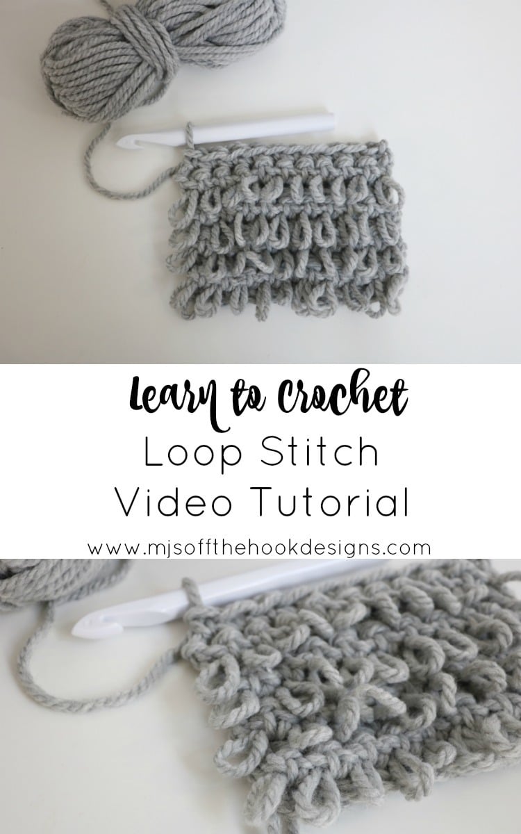 How to Crochet the Loop Stitch - MJ's off the Hook Designs