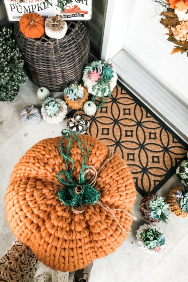 Knit Look Rustic Pumpkin - MJ's off the Hook Designs