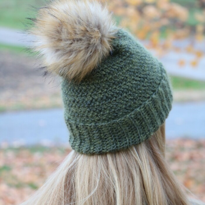 Winter Bliss Pompom Toque - MJ's off the Hook Designs
