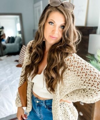 Crochet an Easy Lacy Spring Cardigan - MJ's off the Hook Designs