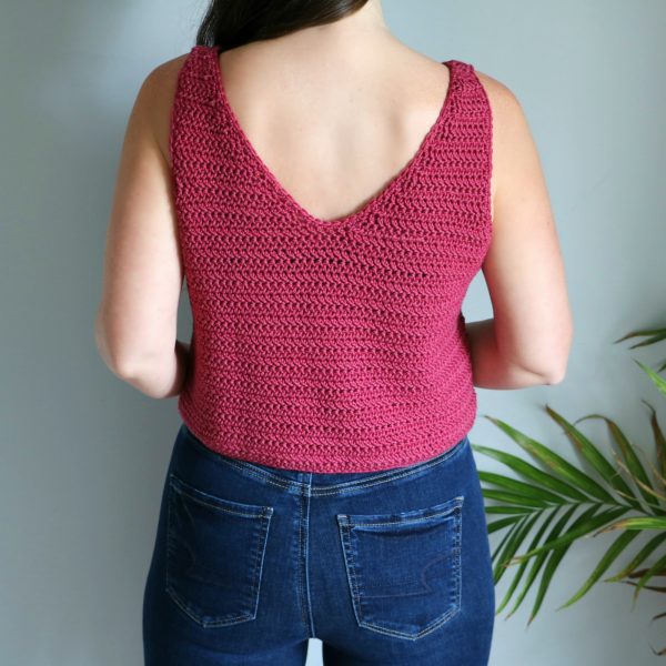 Crochet the Ruby-V Tank - MJ's off the Hook Designs Crochet the Ruby-V ...