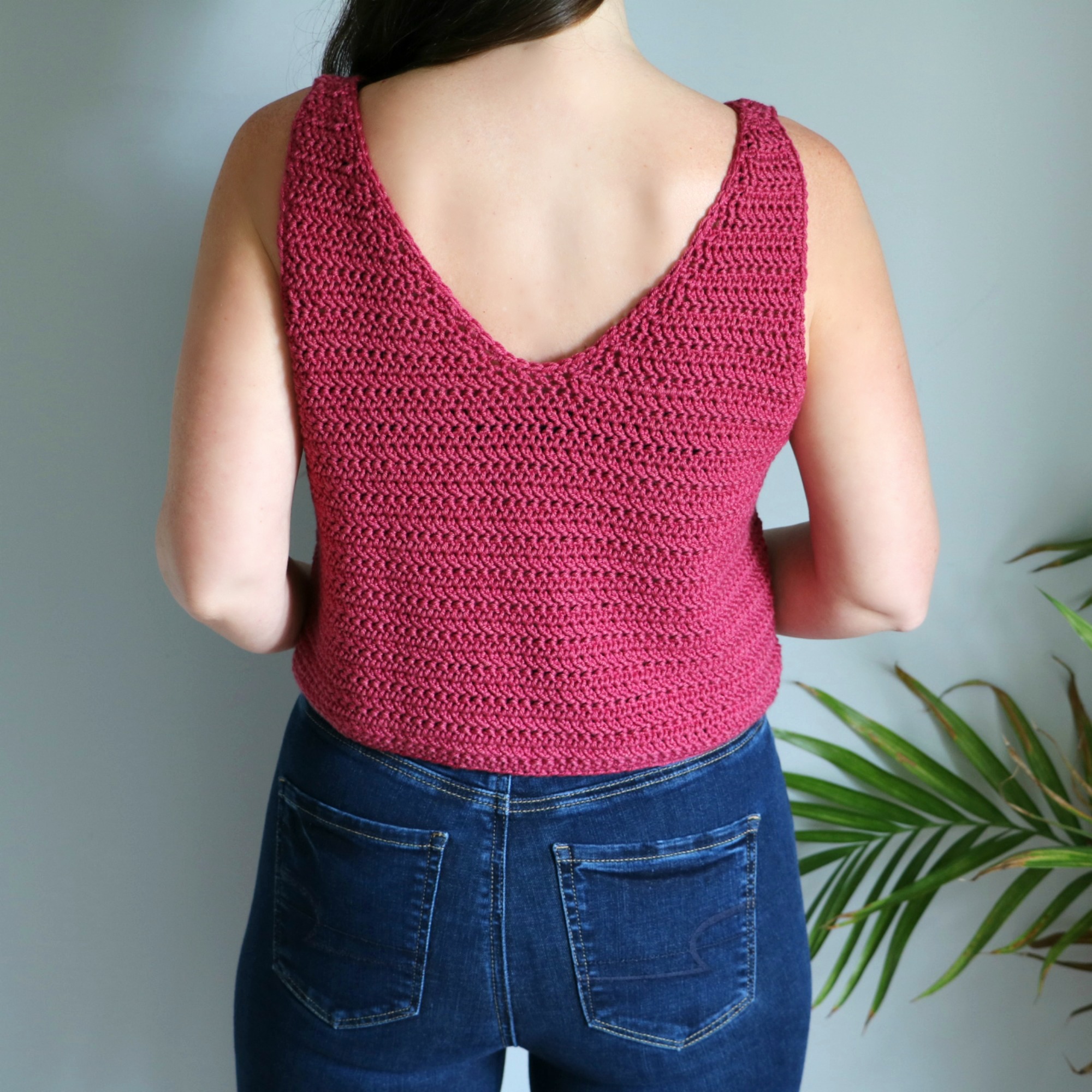 Crochet the Ruby-V Tank - MJ's off the Hook Designs Crochet the Ruby-V ...