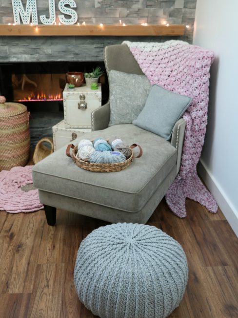 Free Crochet Floor Pouf Tutorial - MJ's off the Hook Designs