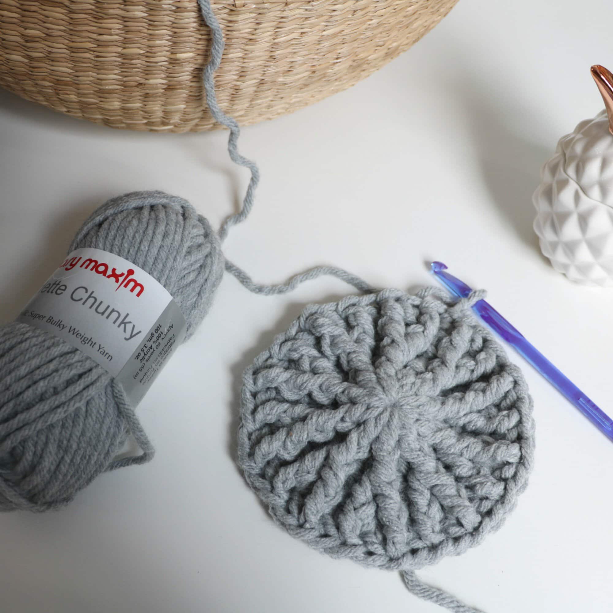 Free Crochet Floor Pouf Tutorial - MJ's off the Hook Designs