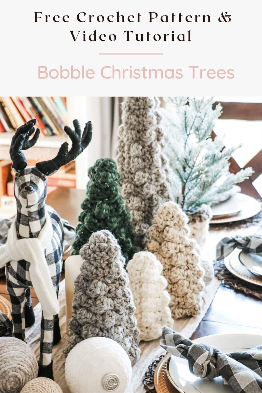 Crochet Bobble Tree Sweaters - MJ's off the Hook Designs