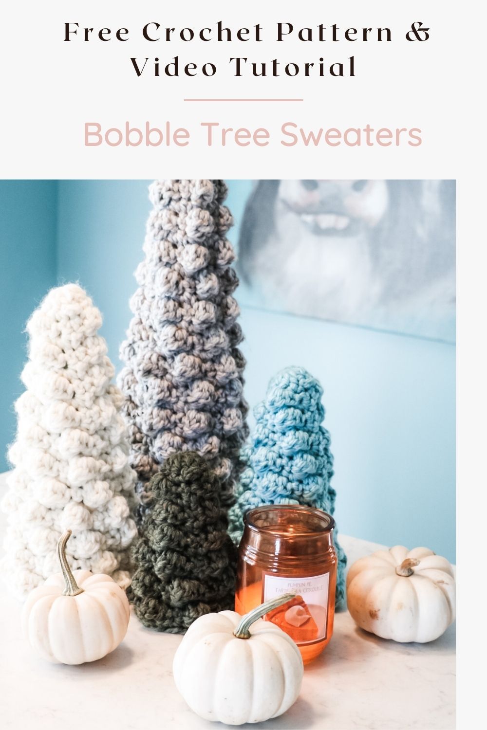 Crochet Bobble Tree Sweaters - MJ's off the Hook Designs