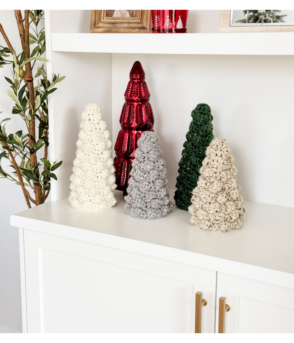 Crochet Bobble Tree Sweaters - MJ's off the Hook Designs