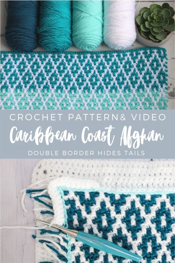 Caribbean Coast Afghan - Crochet Pattern - MJ's off the Hook Designs