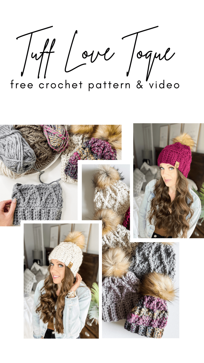 Tuff Love Crochet Toque - Free Pattern - MJ's off the Hook Designs