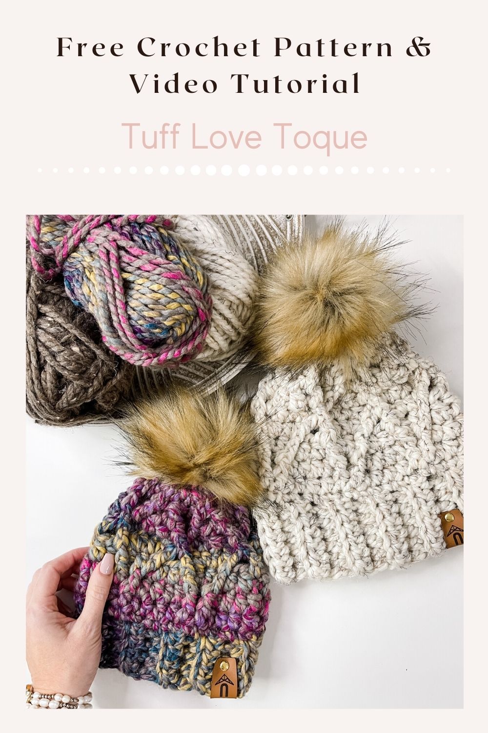 Tuff Love Crochet Toque - Free Pattern - MJ's off the Hook Designs