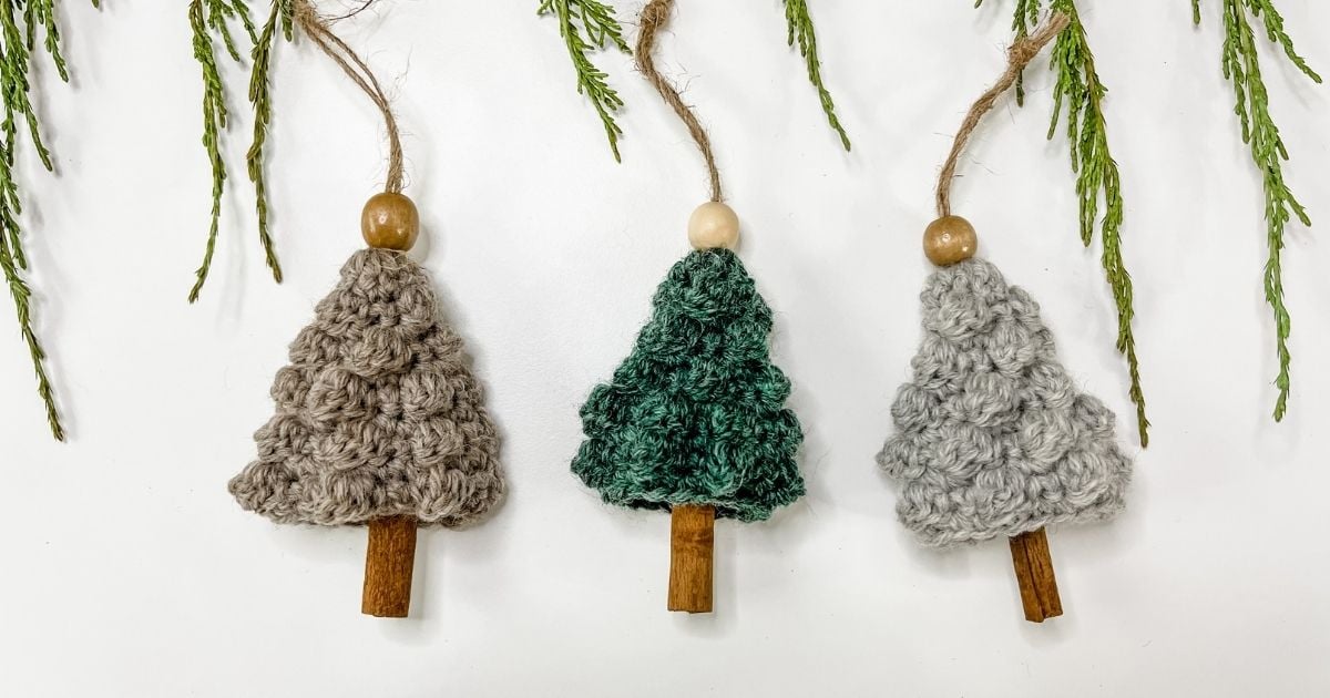 Cinnamon Bobble Tree - Free Crochet Pattern - MJ's off the Hook Designs