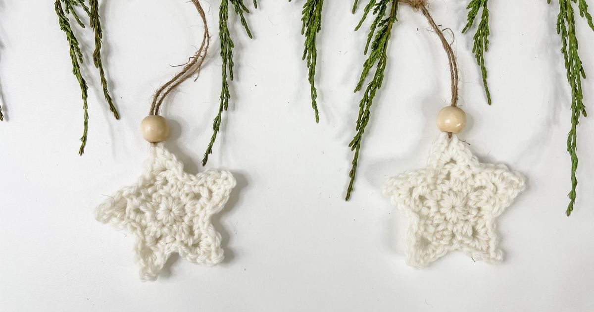 Mini Beaded Star - Free Crochet Pattern - MJ's off the Hook Designs