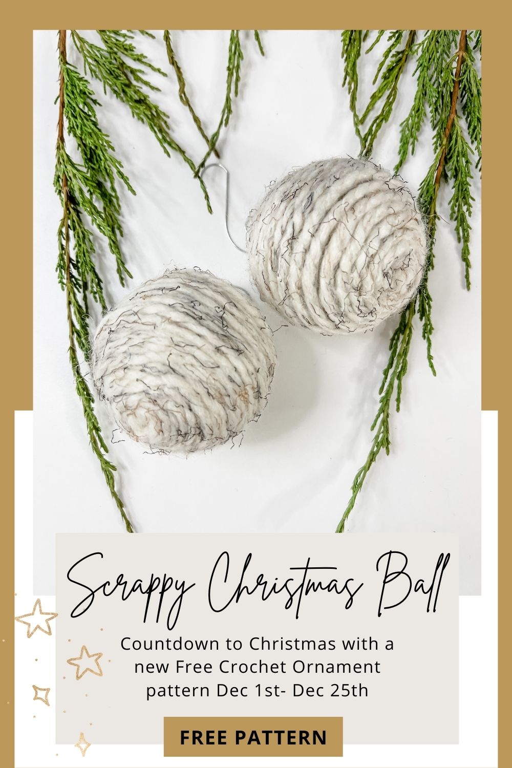 Scrappy Christmas Ball - Free Pattern - MJ's off the Hook Designs