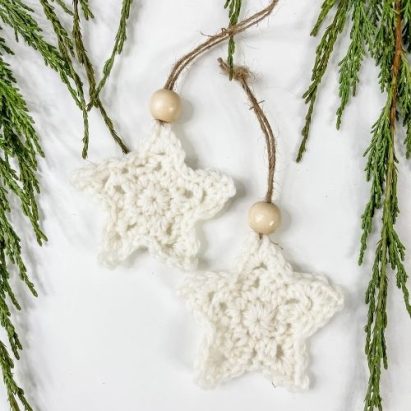 Mini Beaded Star - Free Crochet Pattern - MJ's off the Hook Designs