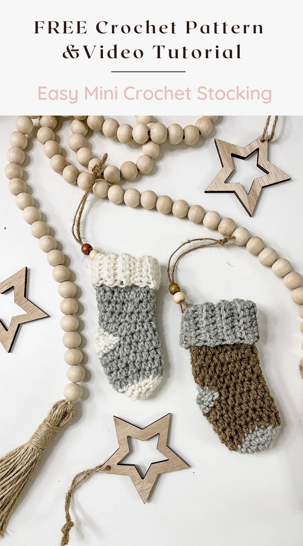 Mini Simple Stocking - Free Crochet Pattern - MJ's off the Hook Designs