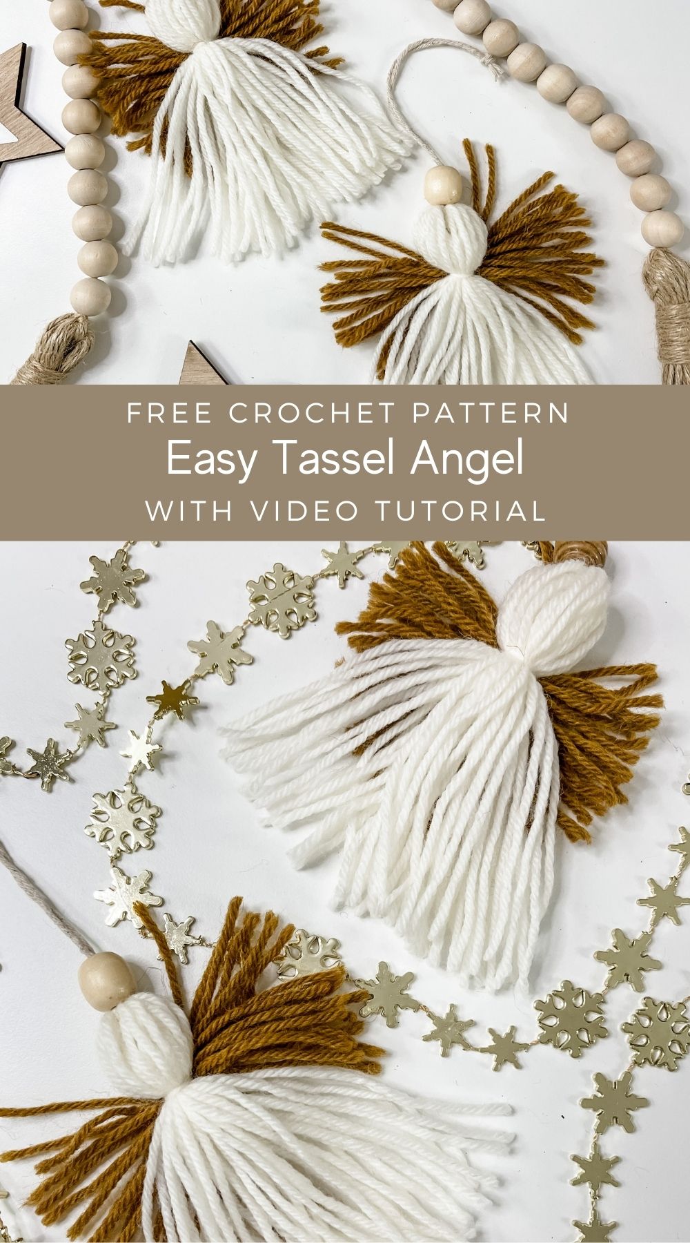 Mini Tassel Angel - Free Pattern - MJ's off the Hook Designs