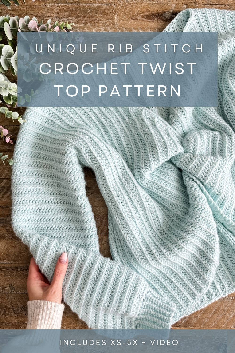 Uniquely Styled Sow Pretty Twist Top: Crochet Comfort & Elegance - MJ's ...