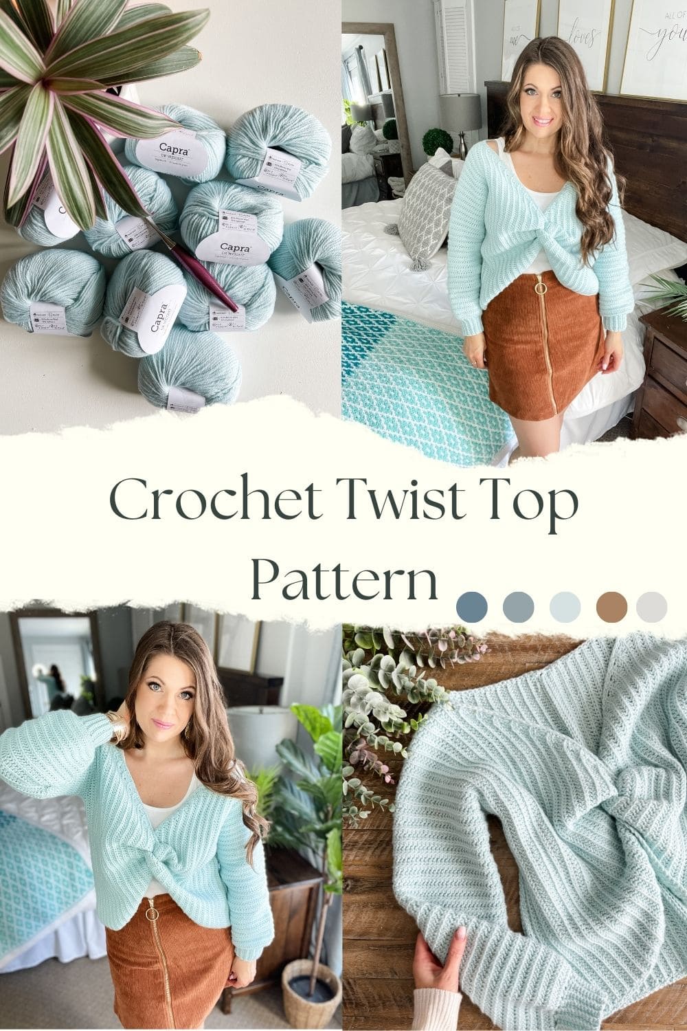 Uniquely Styled Sow Pretty Twist Top: Crochet Comfort & Elegance - MJ's ...