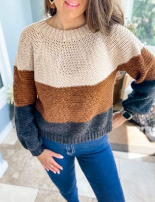 Caribbean Sea Sweater: Lightweight Summer Layer - MJ's off the Hook Designs