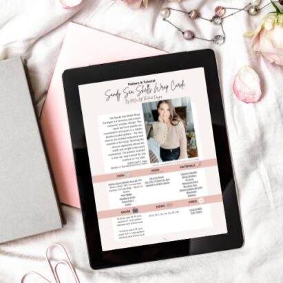 Crossover Wrap Cardigan - Free Crochet Pattern - MJ's off the Hook Designs