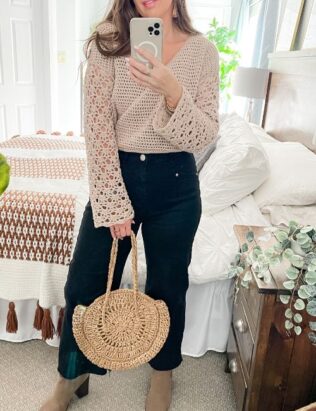 Crossover Wrap Cardigan - Free Crochet Pattern - MJ's off the Hook Designs