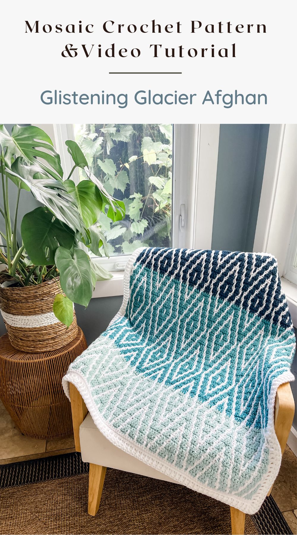 Glistening Glacier Afghan - MJ's off the Hook Designs