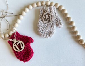 Mini Crochet Mitten Pattern - MJ's off the Hook Designs