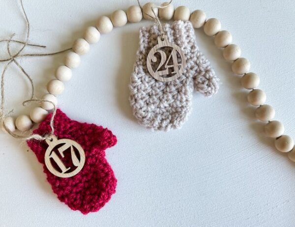 Mini Crochet Mitten Pattern - MJ's off the Hook Designs