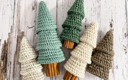 Mini Tiered Tree Ornament - Free Crochet Pattern - MJ's off the Hook ...