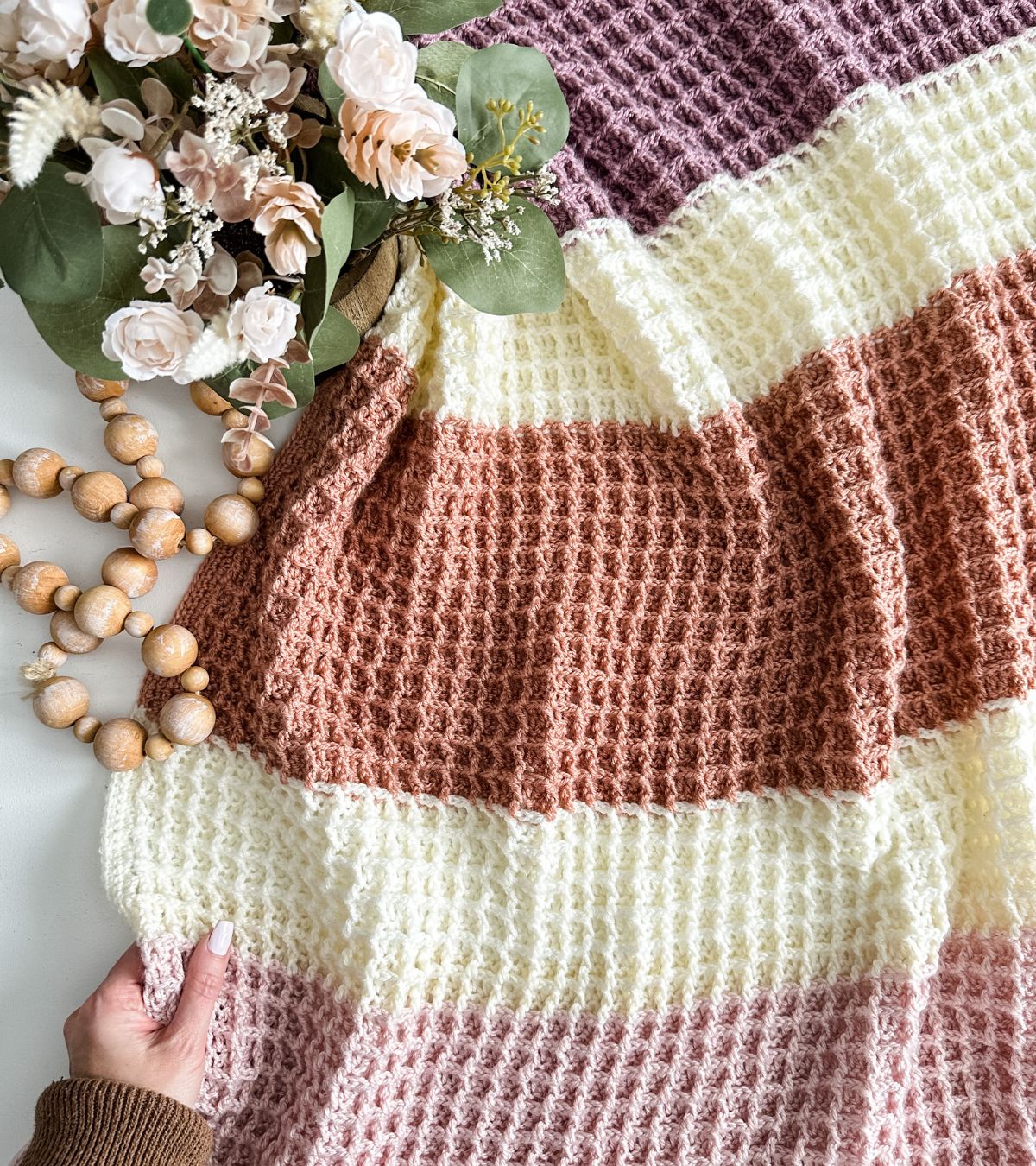 Chunky Star Stitch Crochet Blanket - MJ's off the Hook Designs