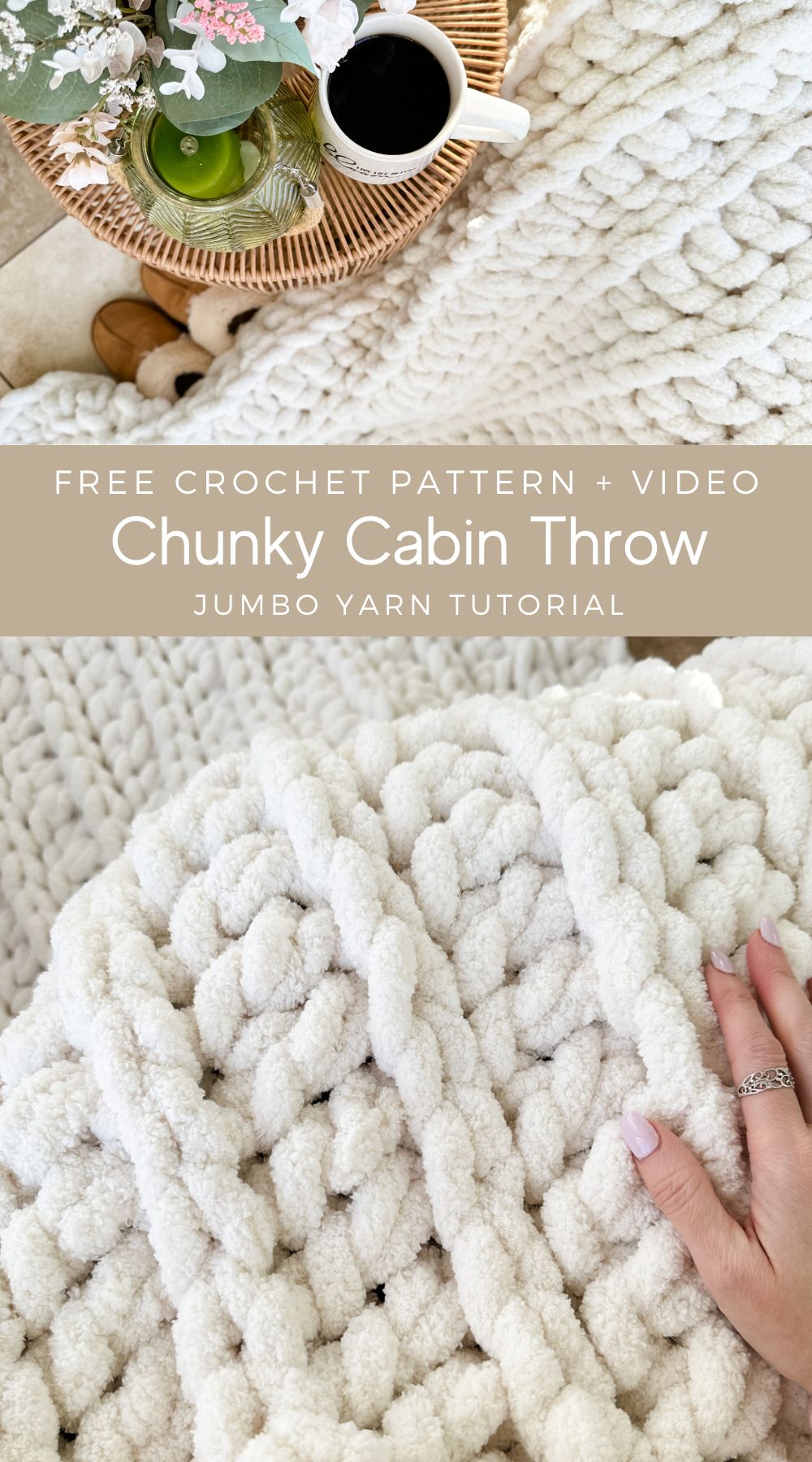 Chunky Crochet Throw - MJ's off the Hook Designs