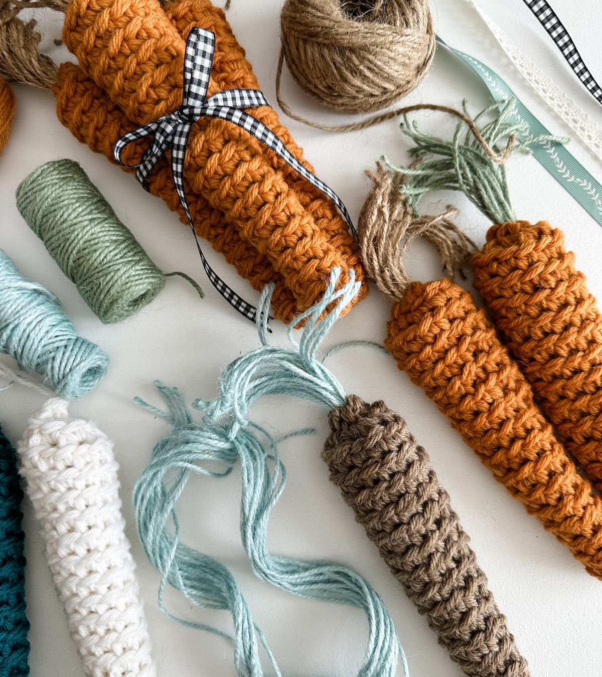 Rustic Farmhouse Carrots - MJ's off the Hook Designs