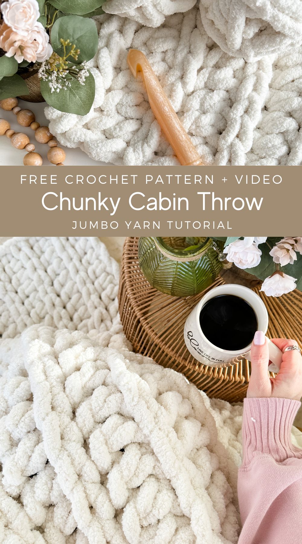 Chunky Crochet Throw - MJ's off the Hook Designs
