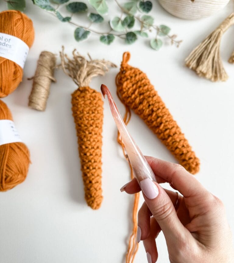 Rustic Farmhouse Carrots - MJ's off the Hook Designs