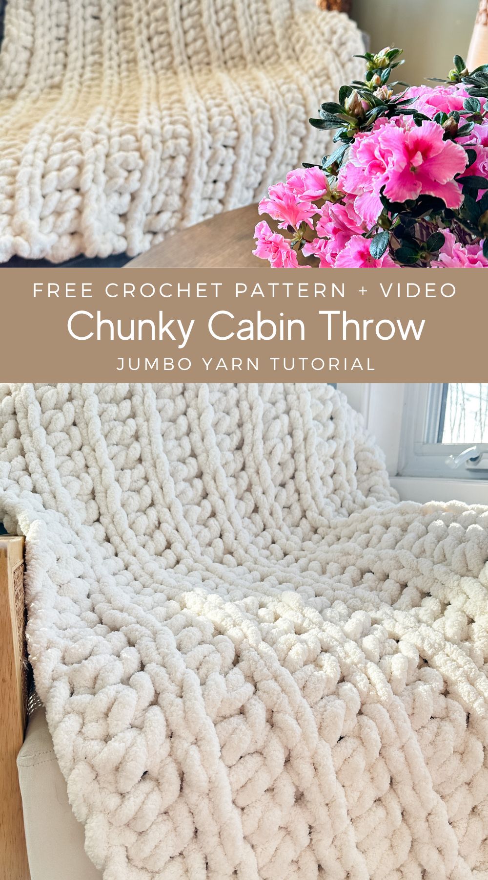 Chunky Crochet Throw - MJ's off the Hook Designs