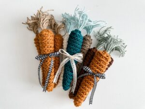 Rustic Farmhouse Carrots - MJ's off the Hook Designs