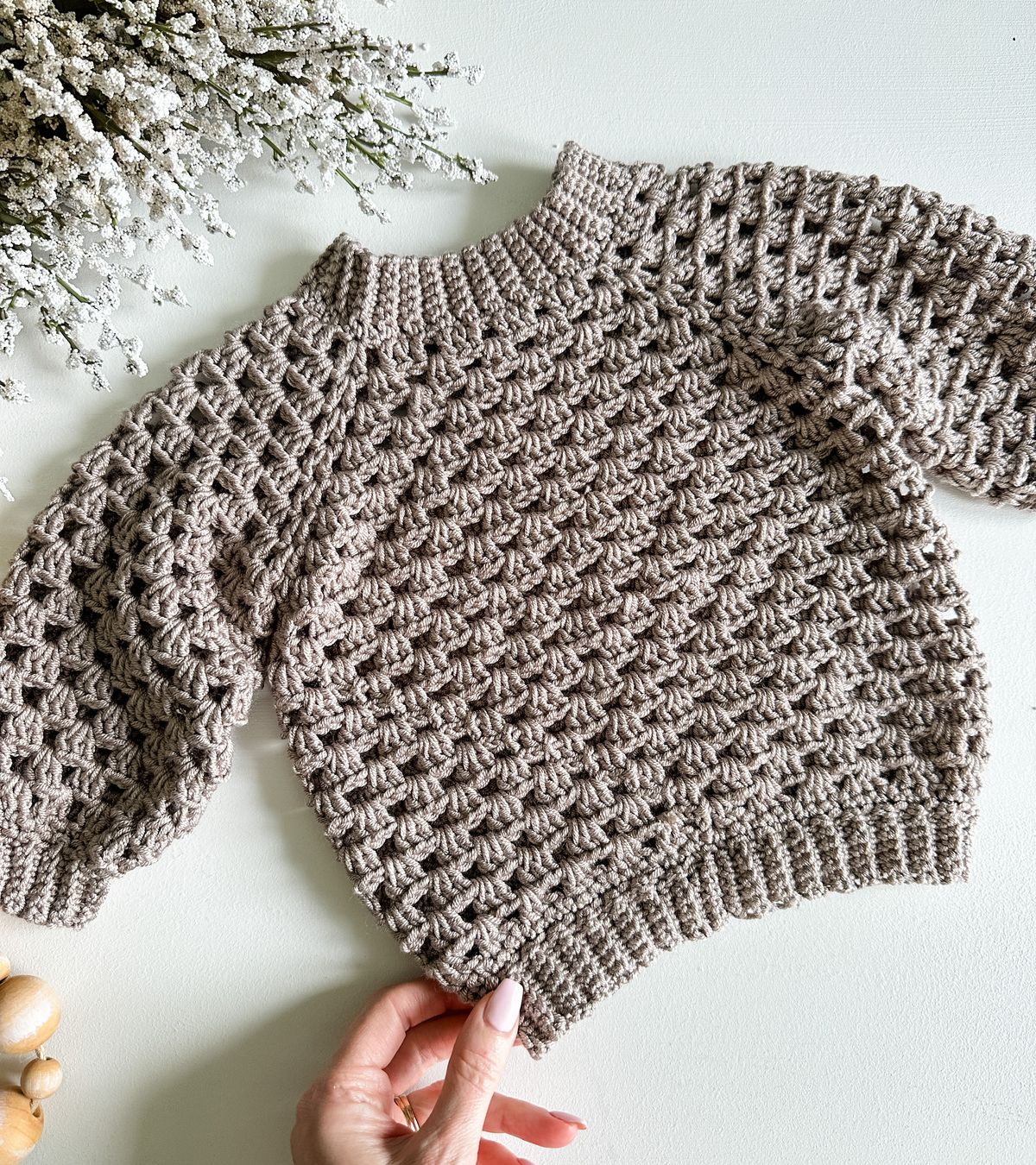 Crochet Raglan Sweater for Children - MJ's off the Hook Designs