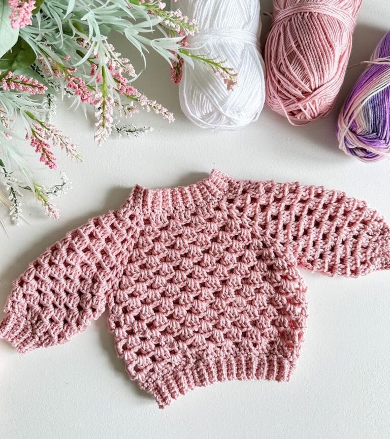 Crochet Raglan Sweater for Children - MJ's off the Hook Designs