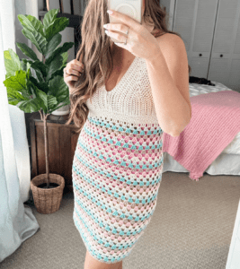 Granny Pop Halter Top - MJ's off the Hook Designs