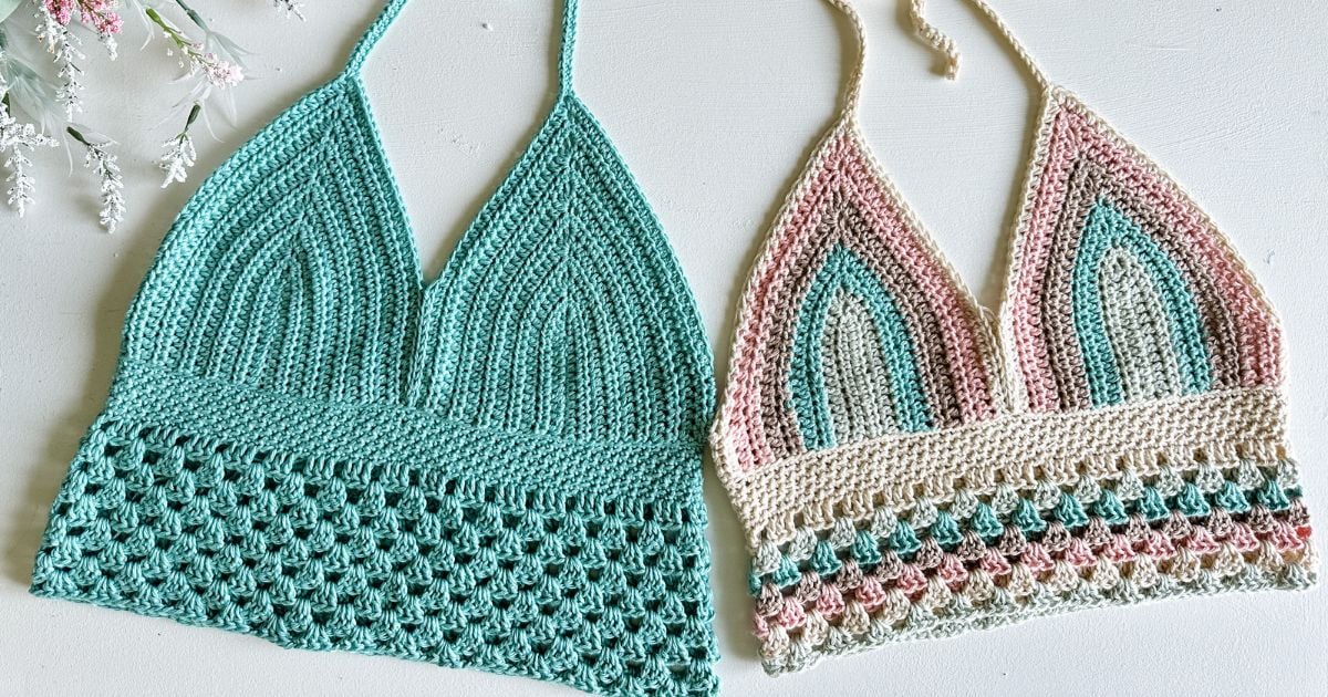 Granny Pop Halter Top - MJ's off the Hook Designs