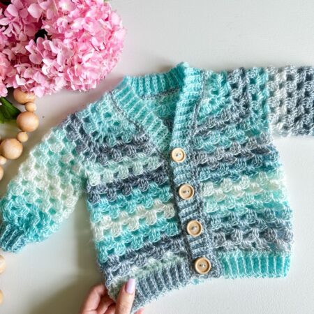 Childrens Crochet Cardigan - MJ's off the Hook Designs