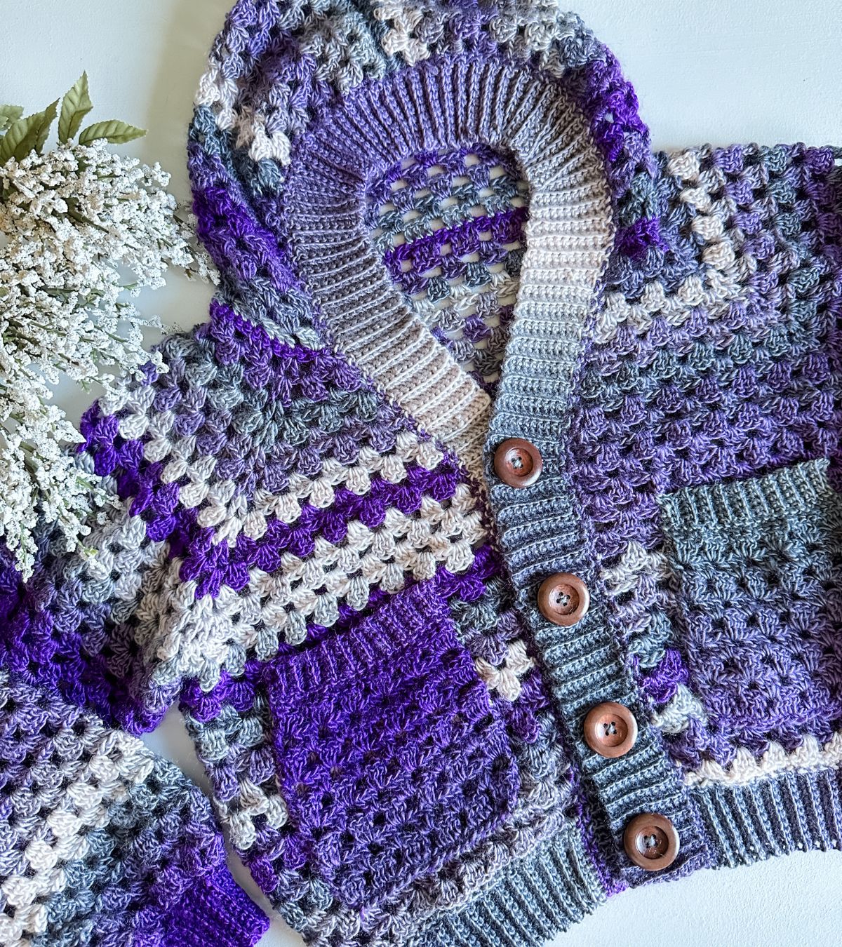 Hooded Crochet Cardigan Pattern - MJ's off the Hook Designs