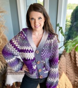 Hooded Crochet Cardigan Pattern - MJ's off the Hook Designs
