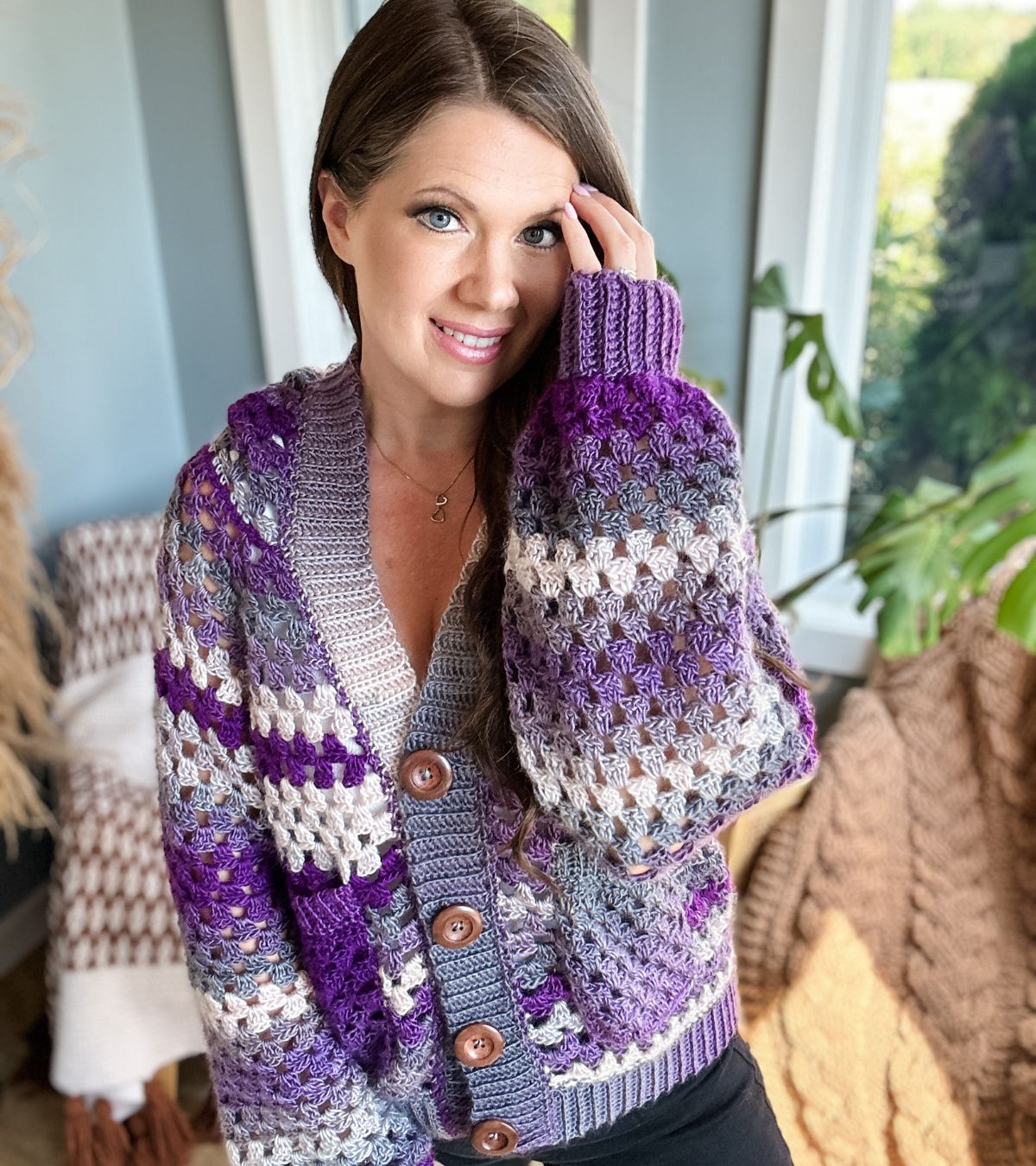 Hooded Crochet Cardigan Pattern - MJ's off the Hook Designs