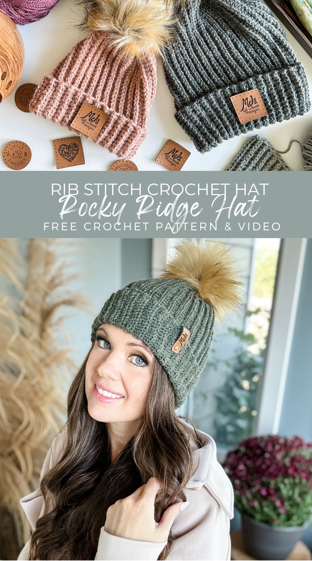 Create the Perfect Rocky Ridge Crochet Hat