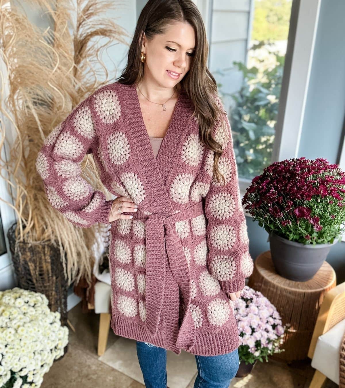 Granny Square Pattern: River Stone Crochet Coatigan - MJ's off the Hook ...