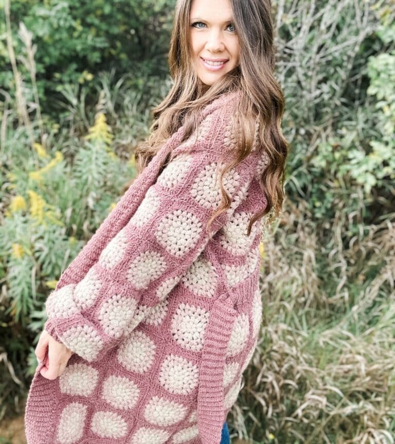 Granny Square Pattern: River Stone Crochet Coatigan - MJ's off the Hook ...