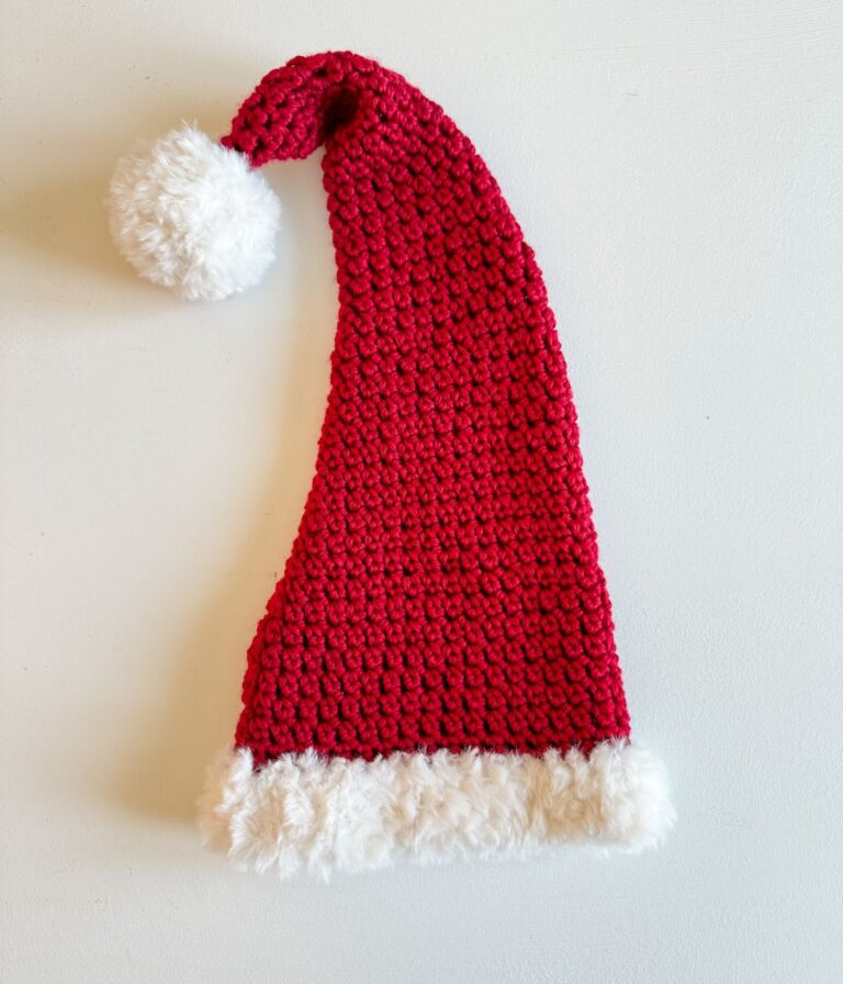 Learn How To Crochet The Perfect Santa Hat