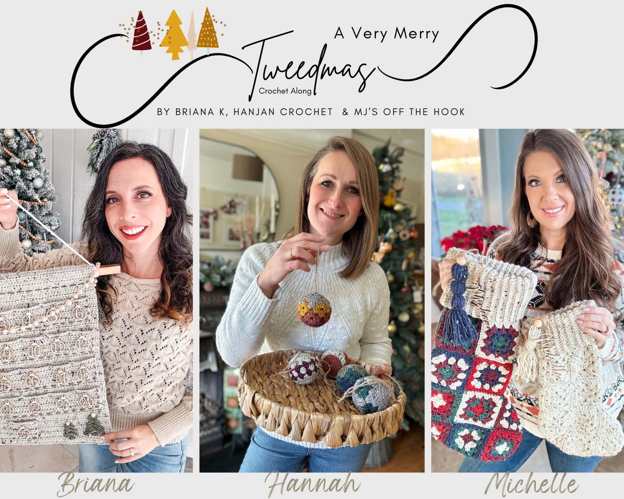 Learn How to Crochet a Christmas Stocking with Granny Squares